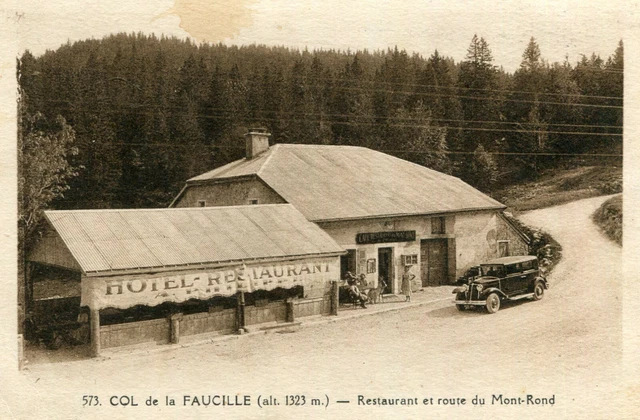 CARTE GEX COL de la Faucille Restaurant et route du Mont Rond L ...