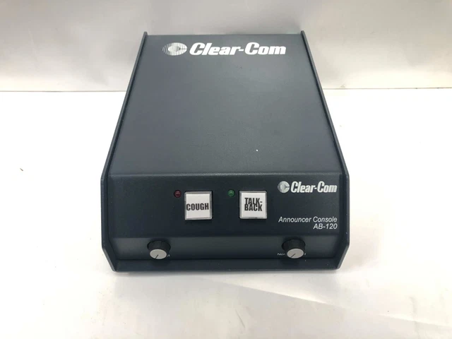 CLEAR-COM ENCORE INTERCOM System AB-120 On-Air Announcer Console $750. ...