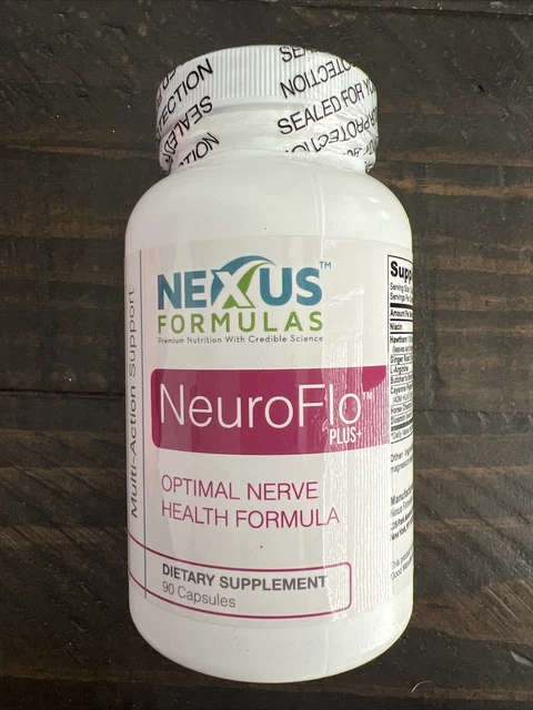 NEXUS FORMULAS NEUROFLO Plus+ Optimal Nerve Health Formula 90 Caps NEW ...