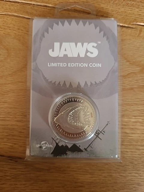 JAWS LIMITED EDITION Coin BNIB £0.99 - PicClick UK