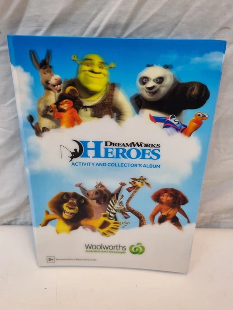 WOOLWORTHS DREAMWORKS HEROES album with all cards. $12.00 - PicClick AU