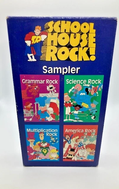 SCHOOL HOUSE ROCK VHS Tapes Sampler Grammar, Multiplication, Science ...