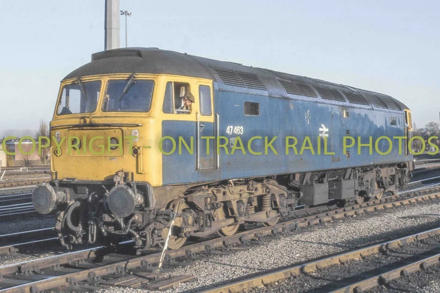 UK RAILWAY PHOTOGRAPH Of Class 47 47463. Rm47-2868 £1.70 - PicClick UK