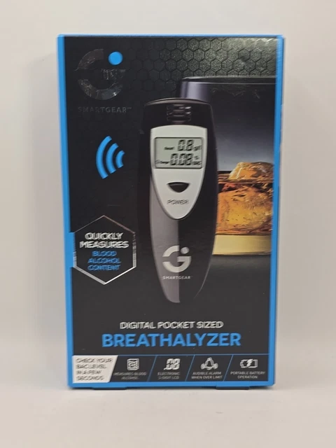 SMART GEAR PARTY Time Breathalyzer - Digital Pocket Sized Device $21.05 ...