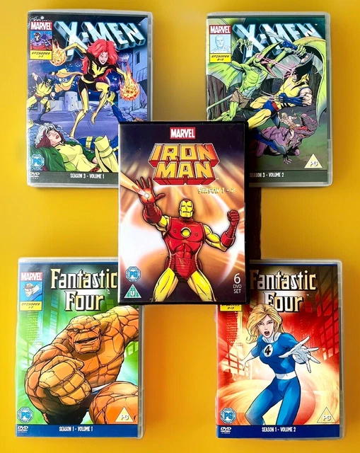 LARGE MARVEL COMICS DVD Job Lot Animated Sci-Fi Action Fantasy BUNDLE ...