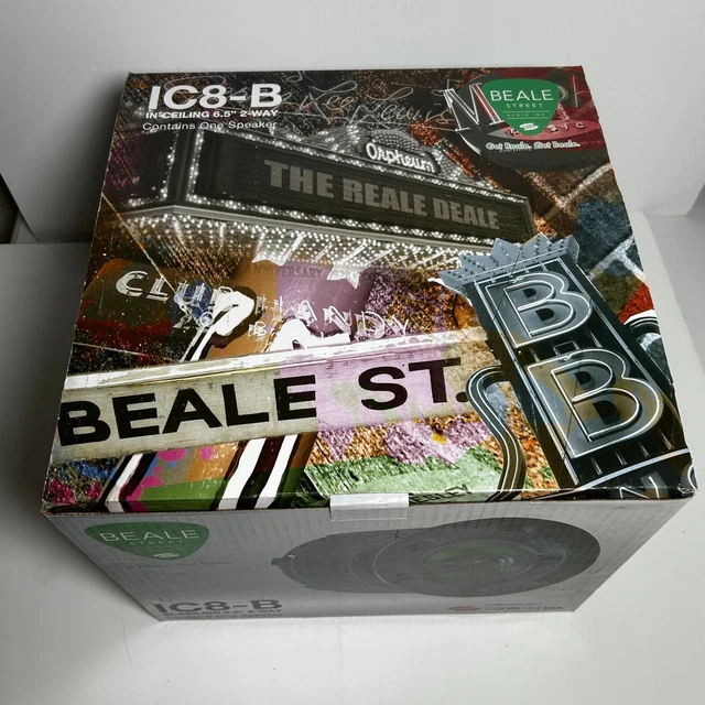 BEALE STREET | IC8-B | In Ceiling 6.5" 2-way | 8 Ohm Speaker | Open Box ...