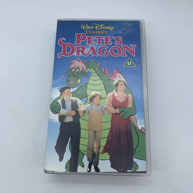 WALT DISNEY CLASSICS Pete's Dragon VHS Tape PAL/VHS Vintage Collectable ...