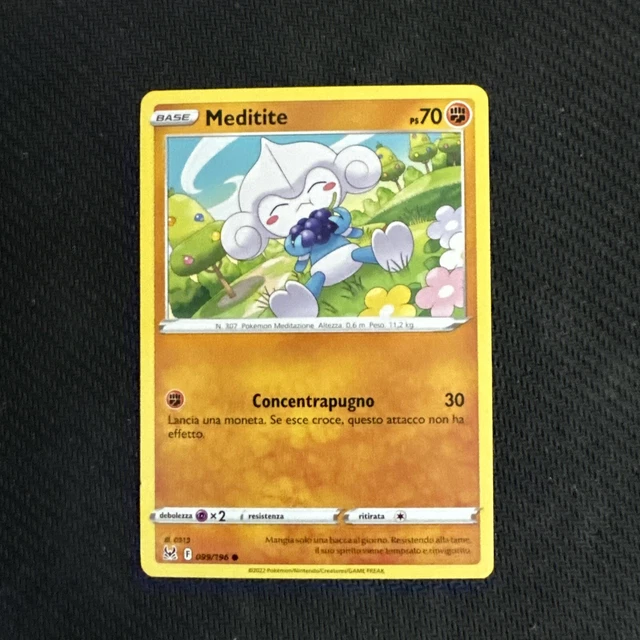 MEDITITE 099/196 CARTA in Italiano POKEMON Origine Perduta EUR 1,00 ...