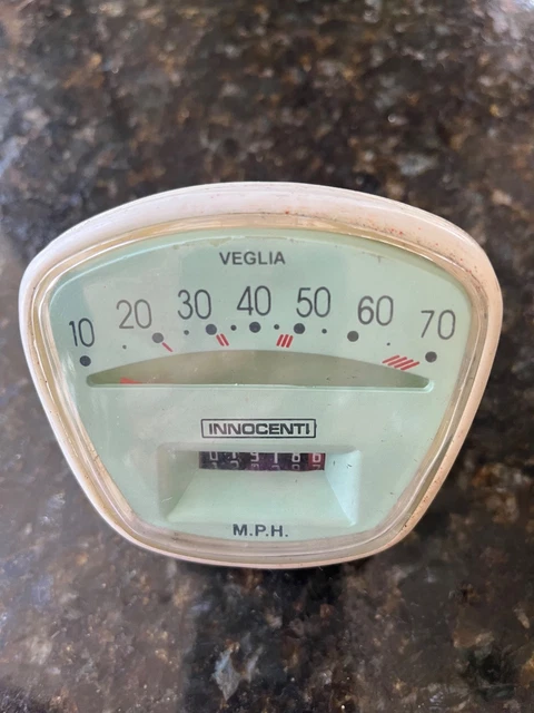 LAMBRETTA SERIES 3 70 Mph Speedometer - Veglia - Innocenti Speedo - £16 ...