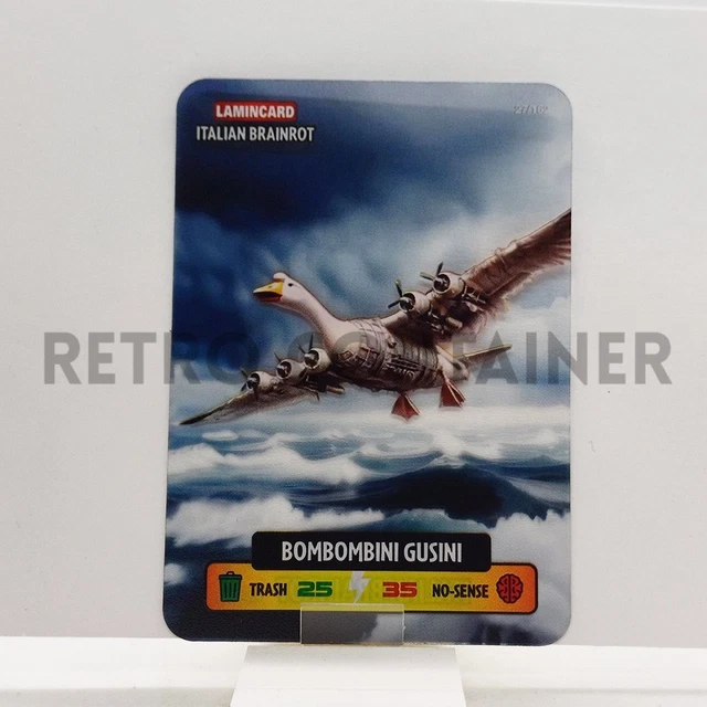 LAMINCARD ITALIAN BRAINROT DIRAMIX Cards 2025 - 27 Bombombini Gusini ...