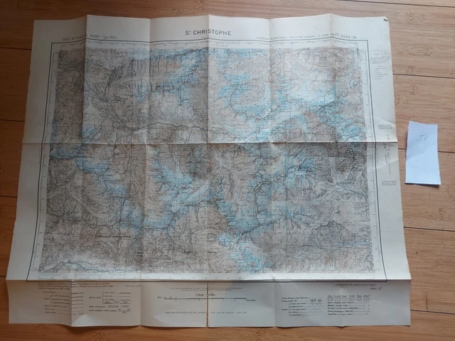 PLAN , CARTE Armee Francaise , St Christophe ( Ww2 ) EUR 22,00 ...