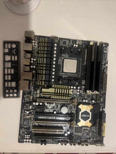 ASUS SABERTOOTH 990FX Motherboard 16GB DDR3 RAM + Fx 8120 8 Core CPU £ ...
