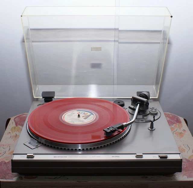 PLATINE VINYLE VINTAGE HITACHI HT-356 semi-automatique Direct Drive ...
