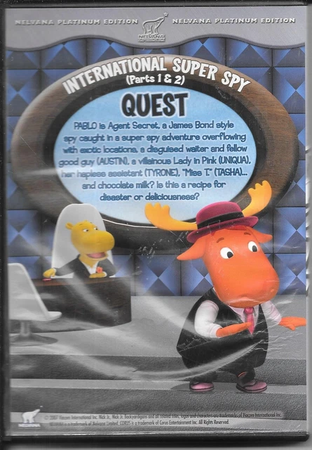 THE BACKYARDIGANS-SUPER SPY-PART 1 &2-1 Dvd Set-2007-English-Free Ship ...