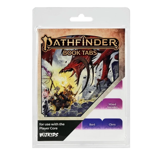 PATHFINDER BOOK TABS: Player Core Player Core Acrylic $32.89 - PicClick AU