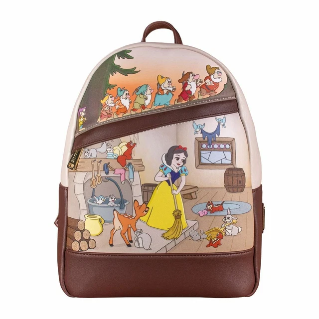 DISNEY SNOW WHITE & The Seven Dwarfs Multi-Scene Mini Backpack by ...