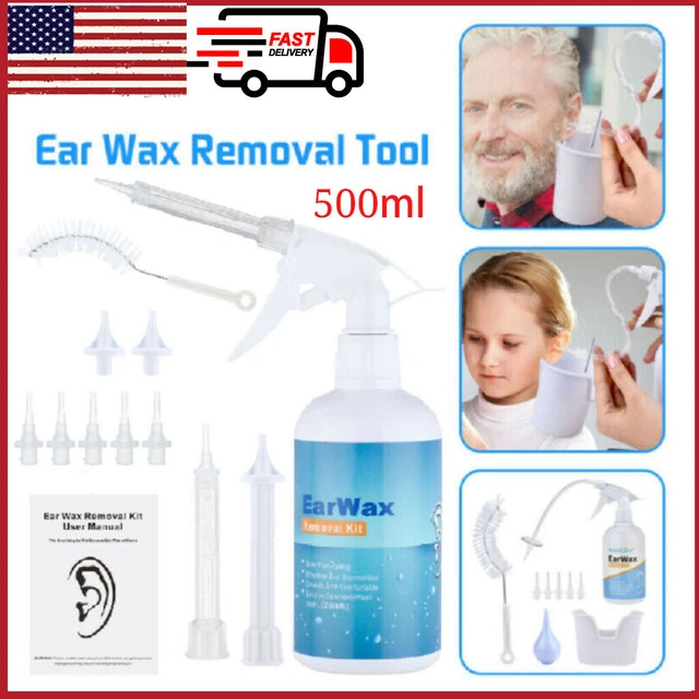 EAR WAX REMOVAL Kit Earwax Remover Cleaner Ear Cleaning Tool Kit ...