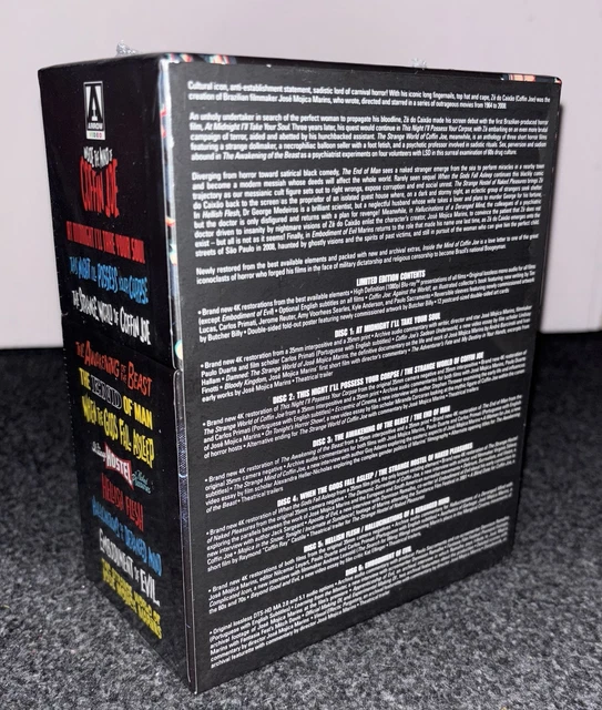ARROW VIDEO INSIDE the Mind of Coffin Joe Limited Edition Blu-ray Box ...