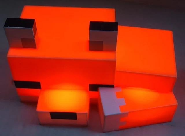 MINECRAFT FOX NIGHT Light - Officially Licensed Cute Lamp, Gifts for ...