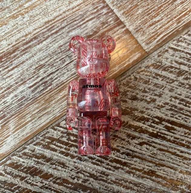 FIGURINE JOUET BEARBRICK /Be@Rbrick Atmos Coca-Cola Clear Body 100 ...