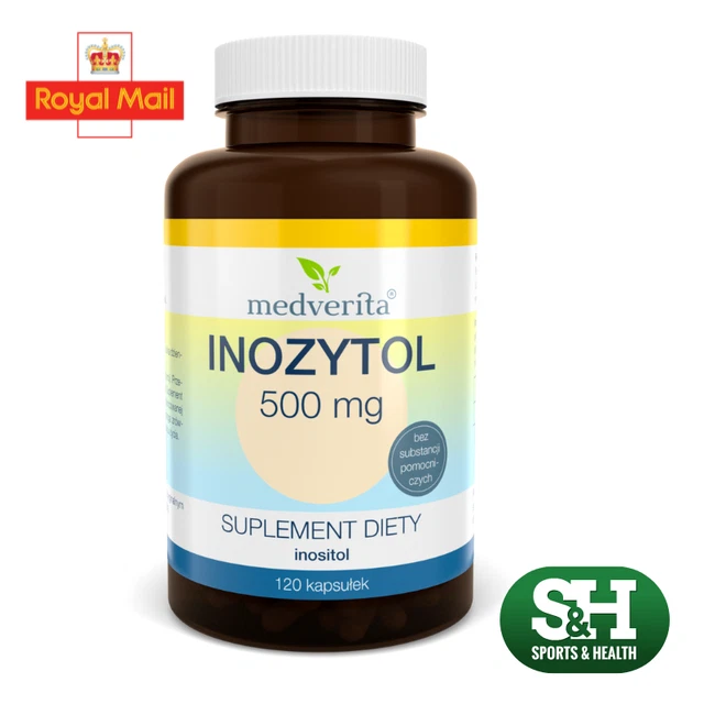 MEDVERITA INOSITOL 500MG 120 caps myo-inositol Insulin & Mental Health ...