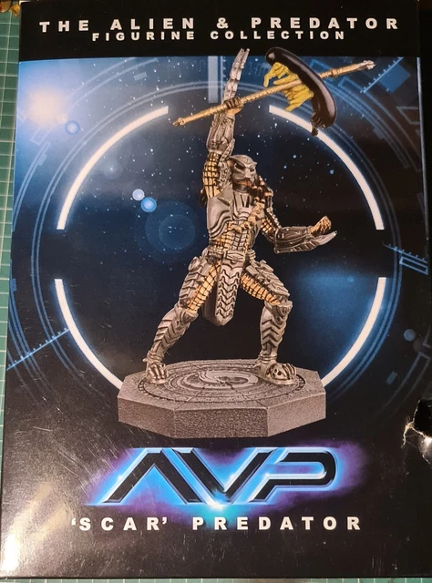 EAGLEMOSS ALIEN PREDATOR Figurine Collection AVP Grid Xenomorph Scar ...