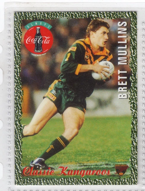 AUSTRALIAN COCA-COLA RUGBY League Card 1995 Brett Mullins $4.99 ...