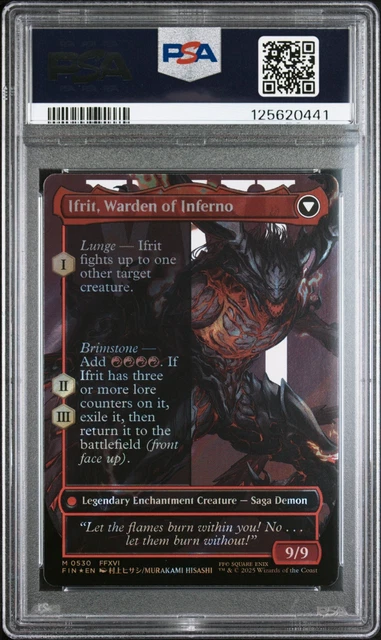 MTG FINAL FANTASY Clive, Ifrit's Dominant Borderless 0530 Surge Foil ...