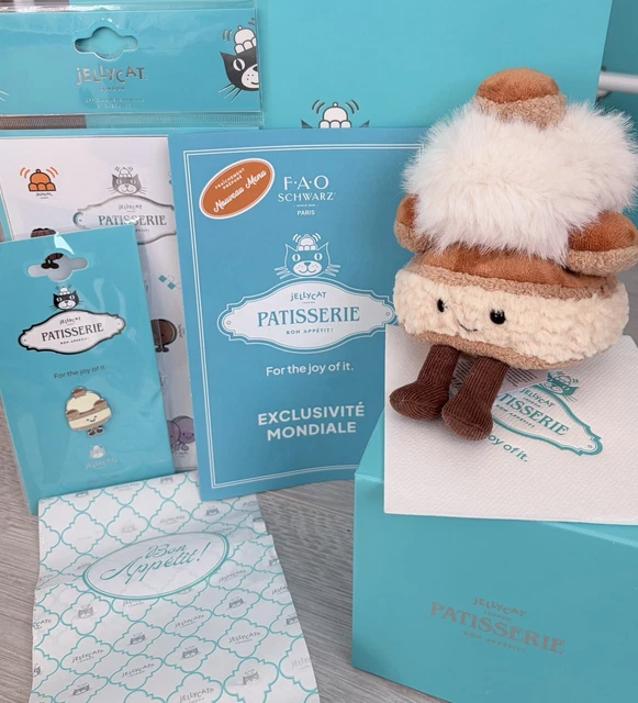 JELLYCAT AMUSEABLES PARIS Patisserie Mirielle St Honoré Set BNWT £104. ...