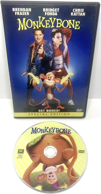 MONKEYBONE (DVD, 2001, Special Edition, Brendan Fraser, Monkey Bone ...