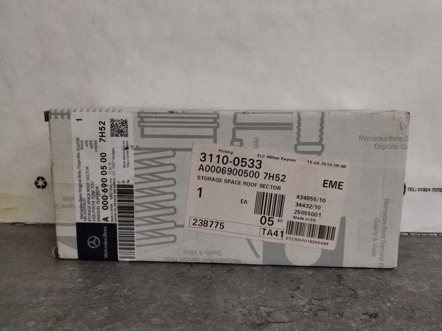 GENUINE MERCEDES-BENZ W205 C-Class Roof Sunglasses Storage Box ...