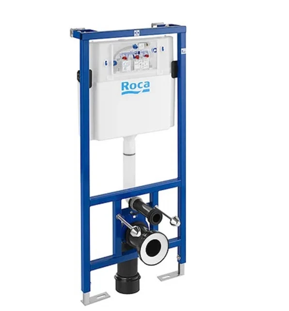 ROCA DUPLO WC Frame with Dual Flush Cistern for Wall Hung Toilets 820mm ...