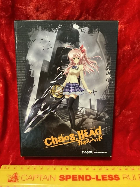 CHAOS HEAD COMPLETE Series Japan Anime Blu-Ray Dvd 4 Disc Set Slipcase ...