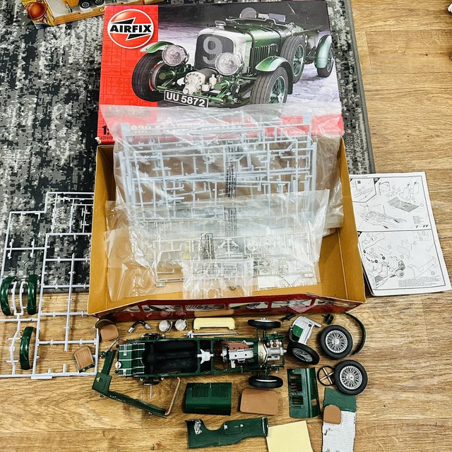 AIRFIX 1:12 SCALE 1930 4.5 Litre Bentley Plastic Model Construction Kit ...