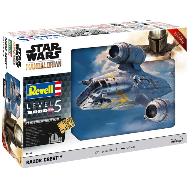 REVELL THE Mandalorian Razor Crest Platinum Edition Star Wars Model Kit ...