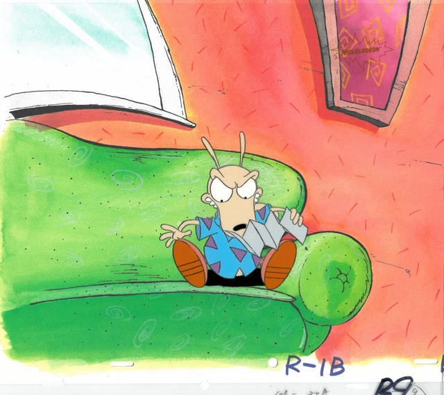 ROCKO'S MODERN LIFE Original 1990's Production Cel Animation Art ...