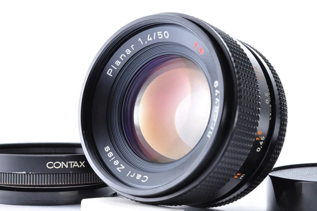 CONTAX CARL ZEISS Planar T* 50mm F1.4 C/Y Mount 6448238 [Near Mint] From Japan £236.38 - PicClick UK