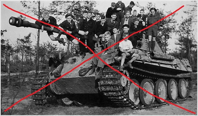 FOTO/PHOTO 832,PANZER,TANK, WW2, k.o. Panther, Panzerbrigade 107 ...