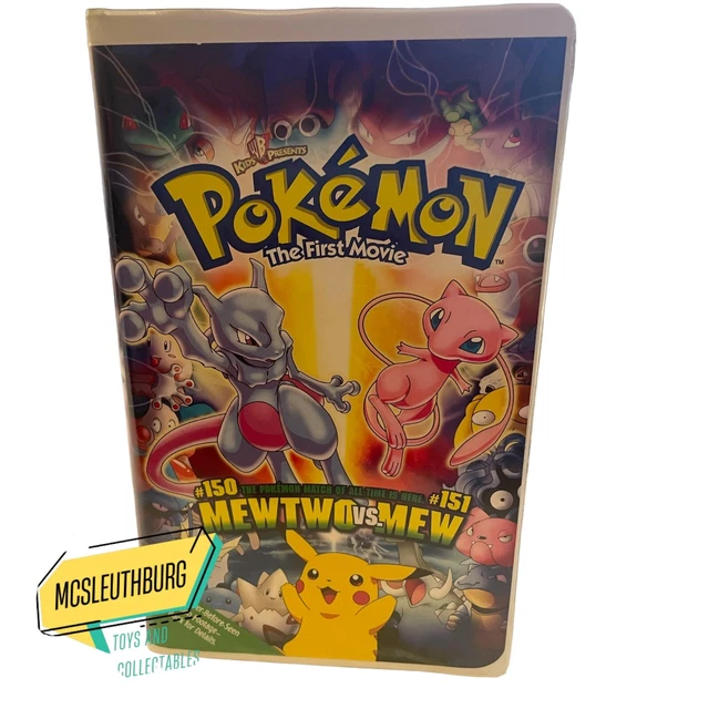 POKÉMON THE FIRST Movie: Mewtwo Strikes Back (VHS, 2000, Clamshell) $10 ...
