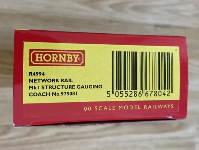 HORNBY 00 GAUGE R4994 Network Rail Ex-BR Mk1 Structure Gauging Coach ...