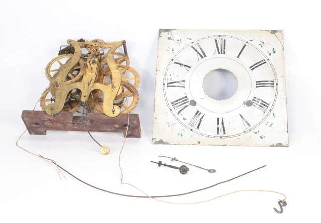 SETH THOMAS LYRE 8 day Early Shelf Clock Movement - Weight Drive - GL52 ...
