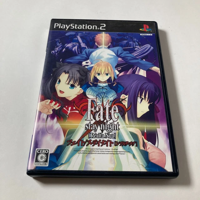 PS2/ FATE STAY Night Realta Nua / Japanese Ver. Region Locked w ...