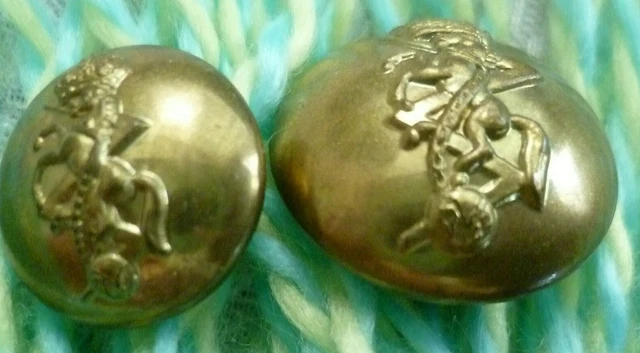 REME ROYAL ELECTRICAL Y Mecánico Ingenieros Uniforme Botón Kc Latón ...