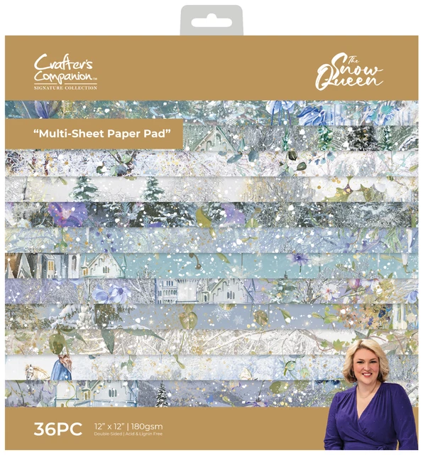 SARA SIGNATURE THE Snow Queen - Paper Pad 12" x 12" by Crafters ...