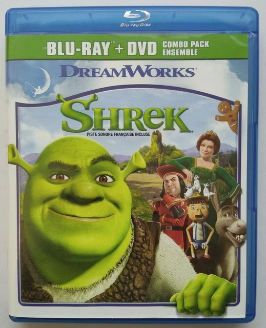 SHREK (BLU-RAY/DVD,2001,2-DISC SET, Canadian) £8.20 - PicClick UK