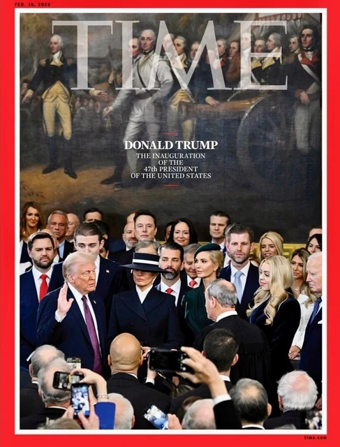 PRESIDENT DONALD TRUMP Inauguration - Time Magazine February 2025 $22. ...