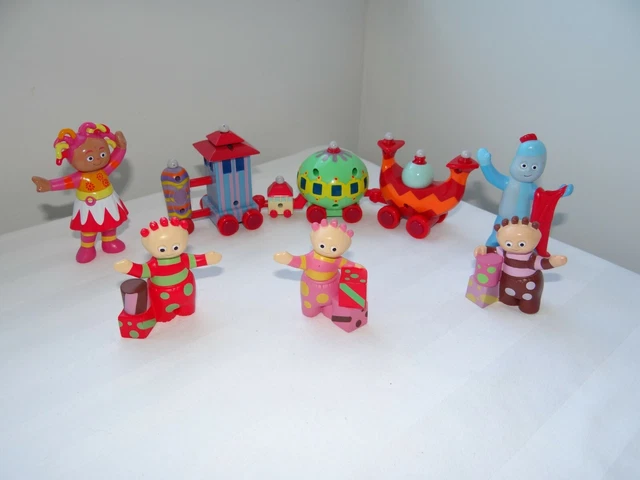 IN THE NIGHT Garden Iggle Piggle Figure Bundle Set Daisy Bridge & Train ...