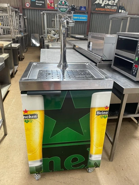 'DAVID UNIT' HEINEKEN Mobile Beer Cooler & Tap | Read Descrip Re: Deliv ...