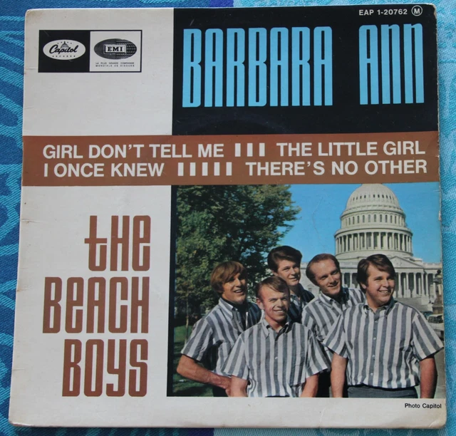 FRENCH EP THE BEACH BOYS : Barbara Ann +3 VG/VG 1966 EUR 4,00 - PicClick FR