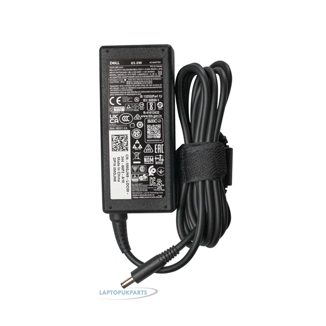 GENUINE DELL LATITUDE 3510 3410 P101F Laptop 65W AC Adapter Charger ...